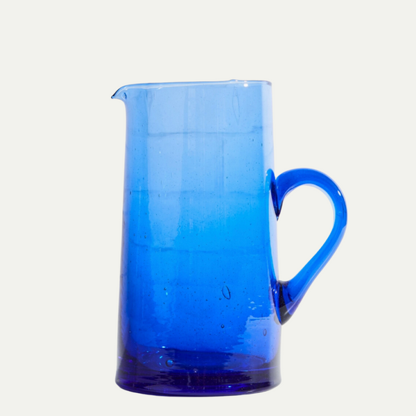 Moroccan Cone Jug - Blue - RBR Interiors